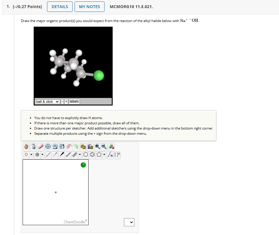 Solved Draw the major organic product(s) ﻿you would expect | Chegg.com
