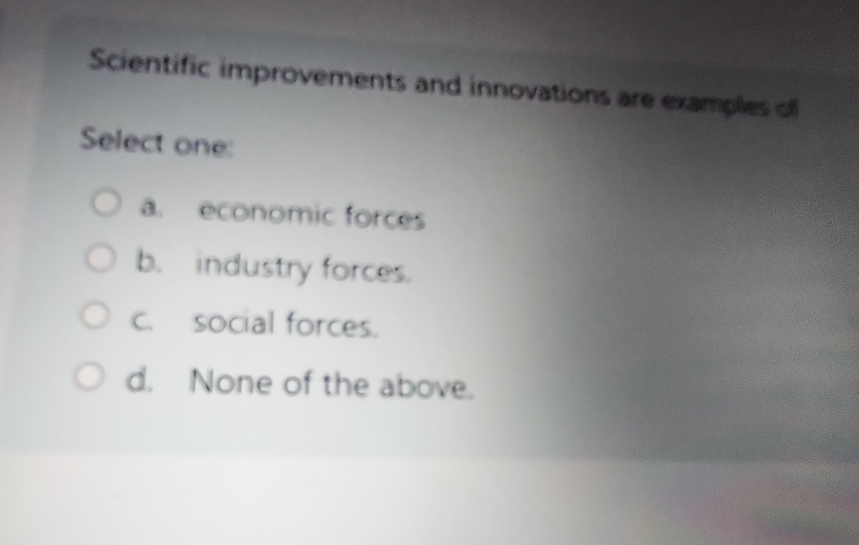 Solved Scientific improvements and innovations are examples | Chegg.com