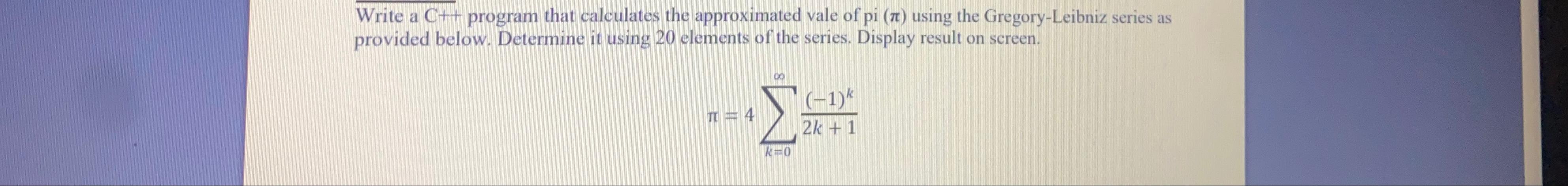Solved 1.Iterative Control Structure (do while and Nested | Chegg.com