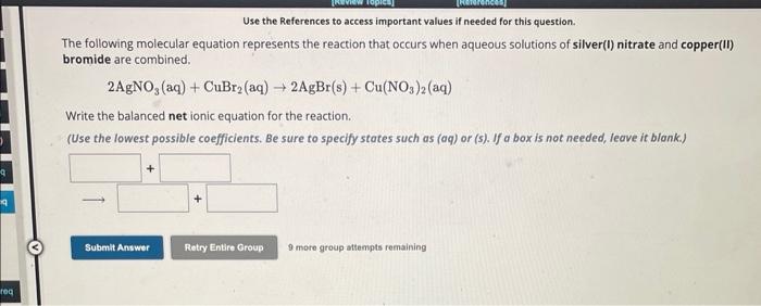 Solved Write the net ionic equation for the following | Chegg.com