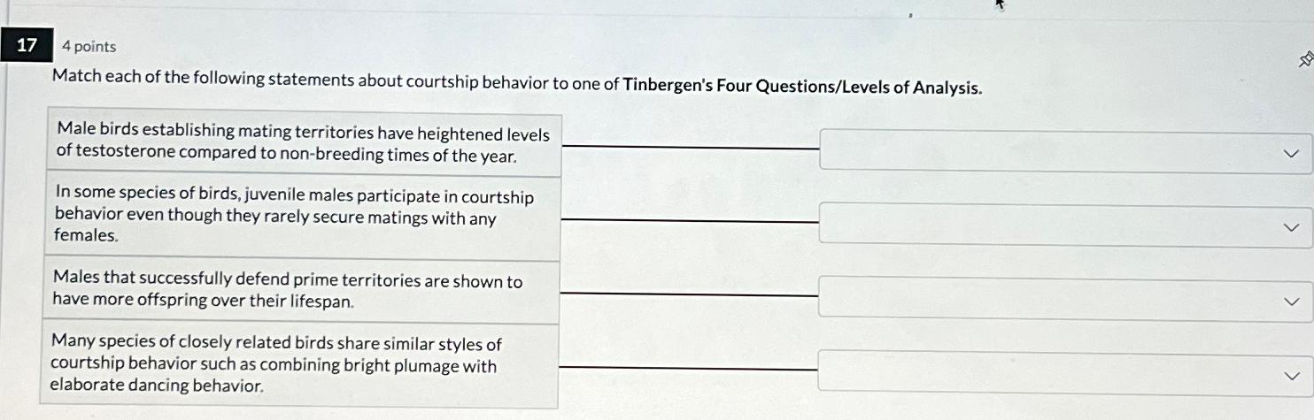 Solved 174 ﻿pointsMatch each of the following statements | Chegg.com