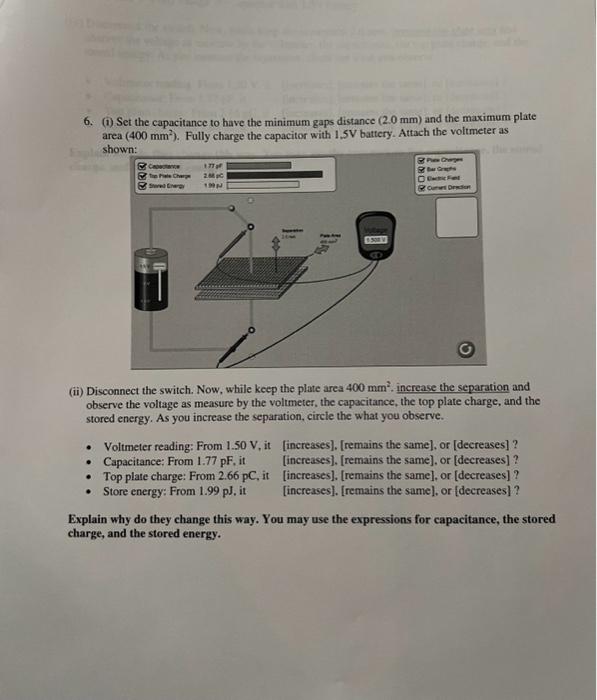 Solved Capacitor Lab: Basics: Inquiry into Capacitor Design | Chegg.com