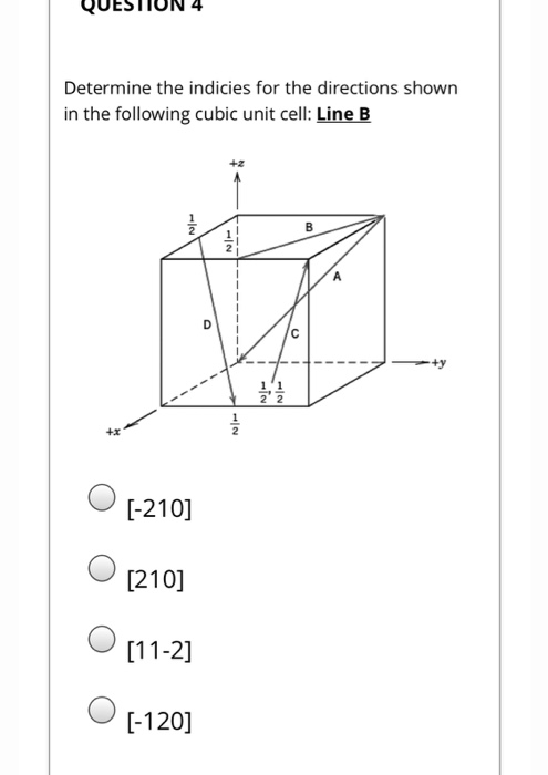 Solved Determine the indices for the directions shown in the | Chegg.com