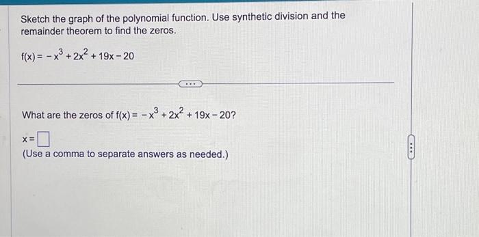 Solved Sketch the graph of the polynomial function. Use | Chegg.com