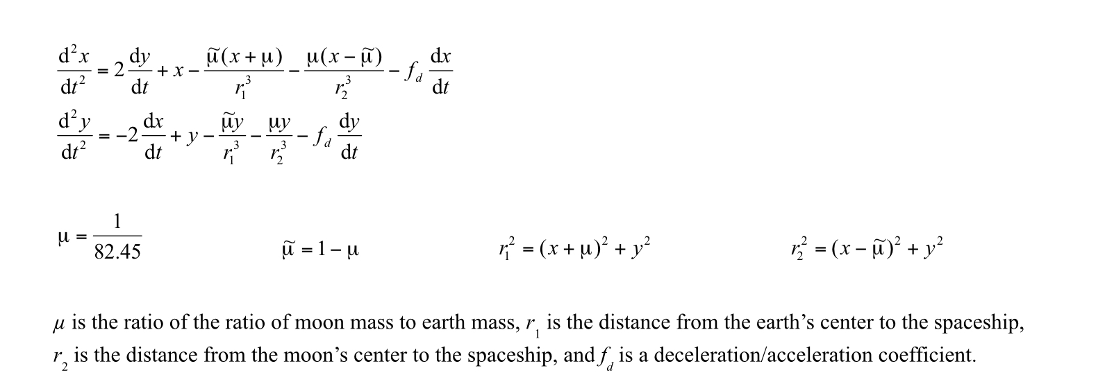 Solved Derivation Of The First Order Odes That You Are