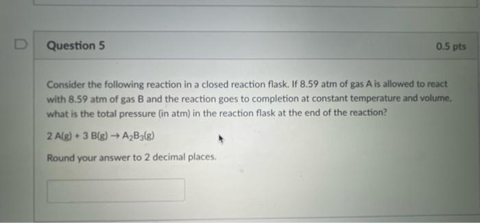 Solved Consider the following reaction in a closed reaction | Chegg.com