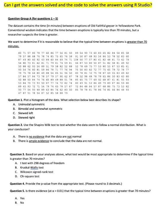 Solved Can I get the answers solved and the code to solve | Chegg.com
