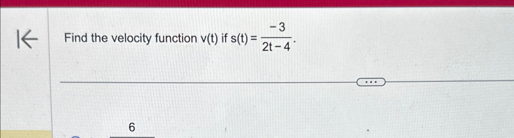Solved Find the velocity function v(t) ﻿if s(t)=-32t-4.6 | Chegg.com