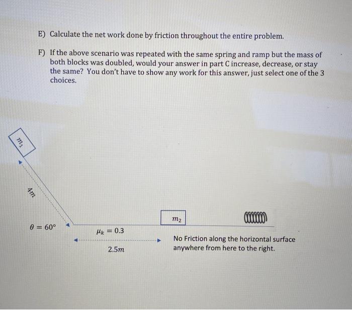 Solved A block of m1=2 kg is released from rest and slides | Chegg.com