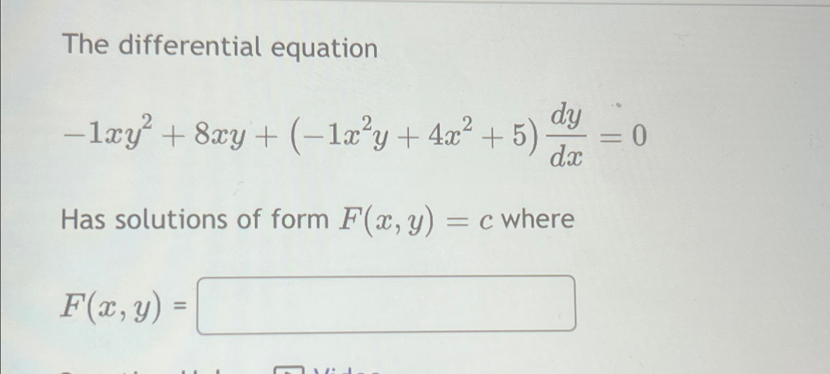 Solved The differential | Chegg.com