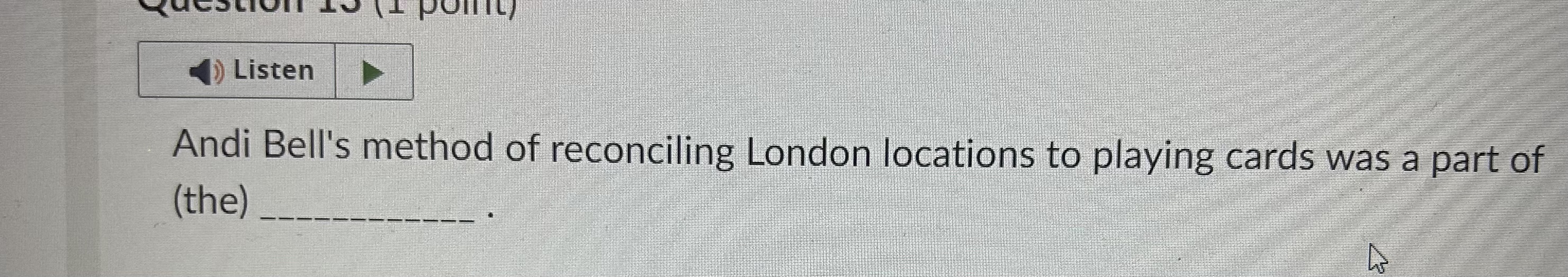 Solved Andi Bell's method of reconciling London locations to | Chegg.com