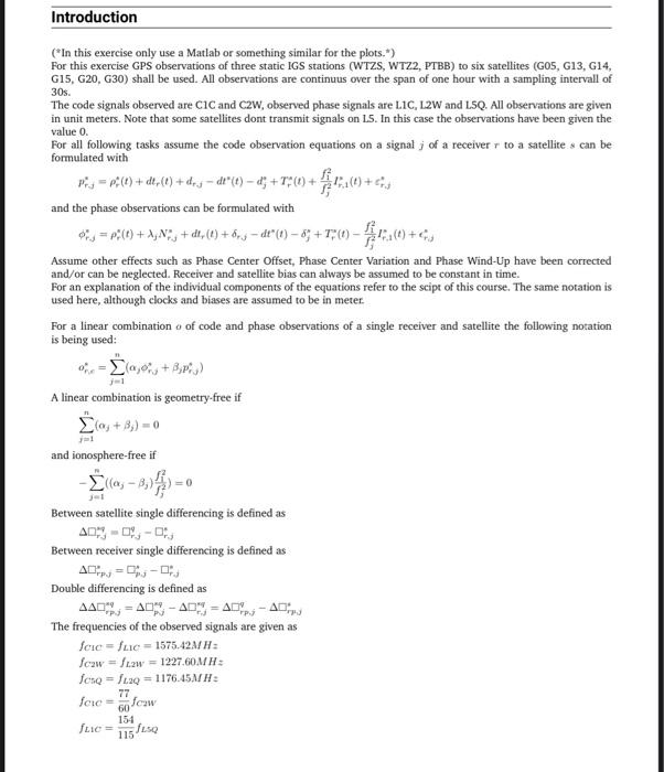 Solved ("In this exercise only use a Matlab or something | Chegg.com