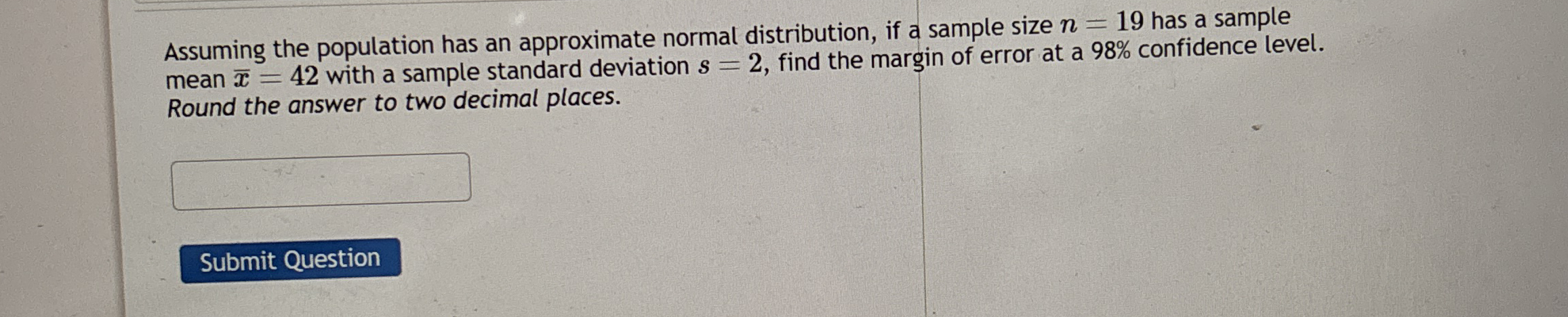 Solved Assuming the population has an approximate normal | Chegg.com