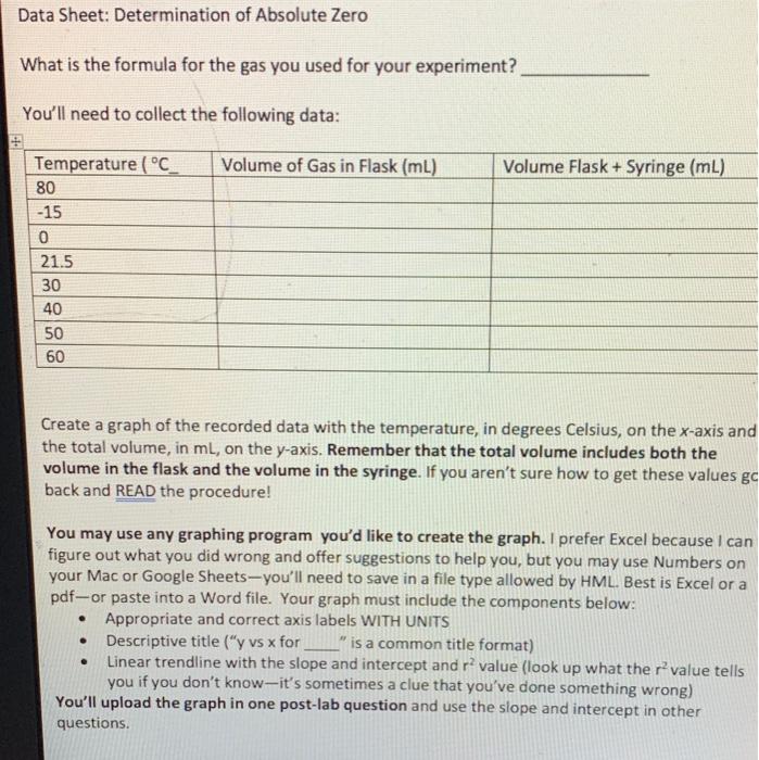 Solved i need help filling out my lab report... first is the | Chegg.com