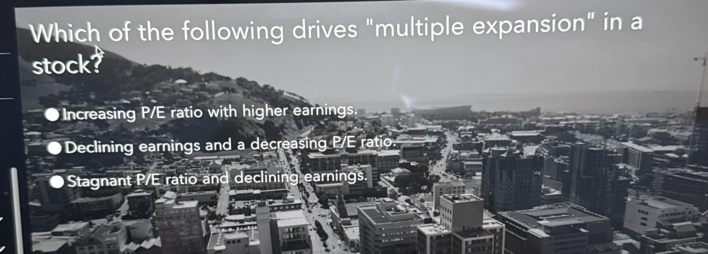 Solved Which of the following drives "multiple expansion" in | Chegg.com