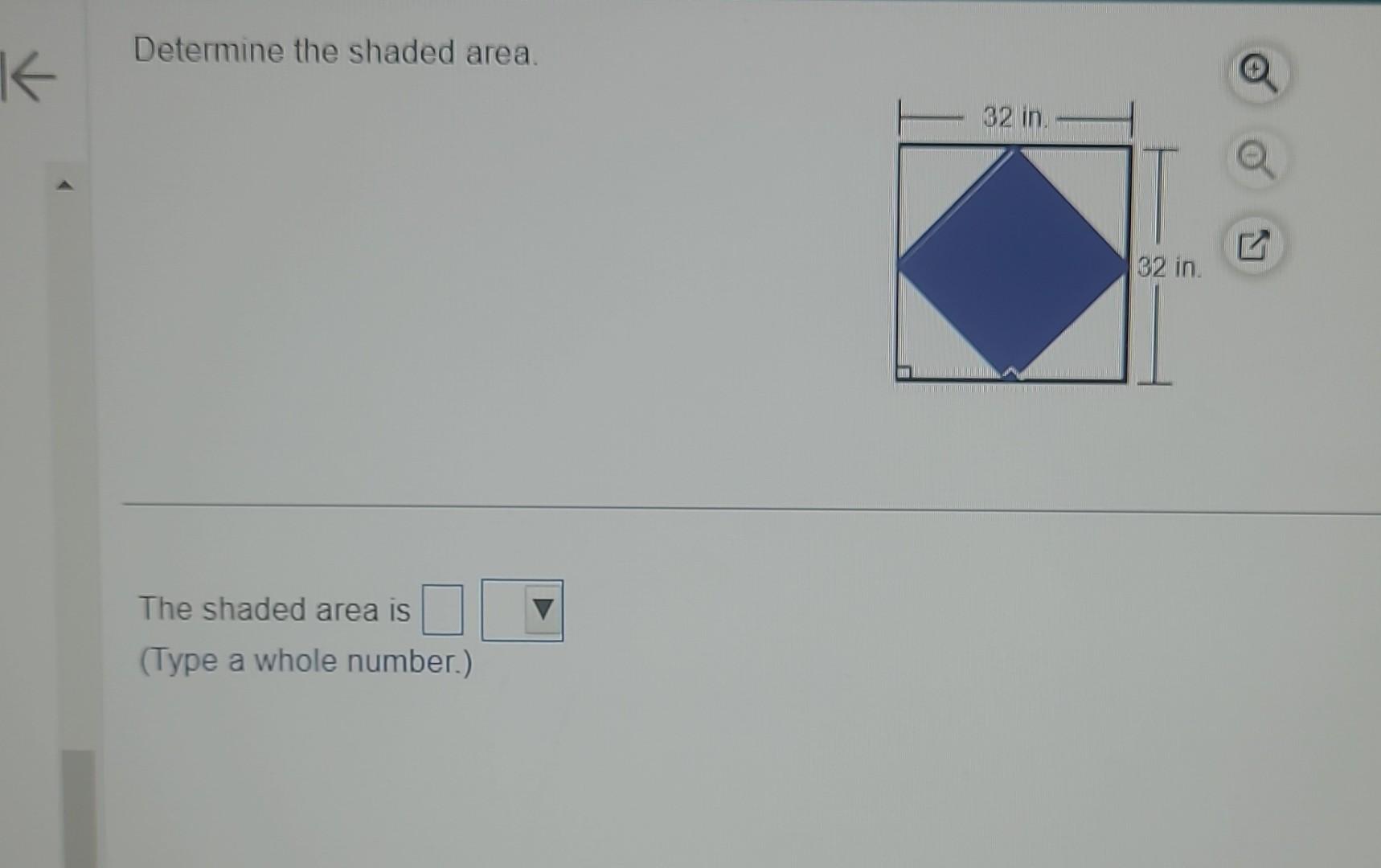 Solved Determine the shaded area. The shaded area is (Type a | Chegg.com