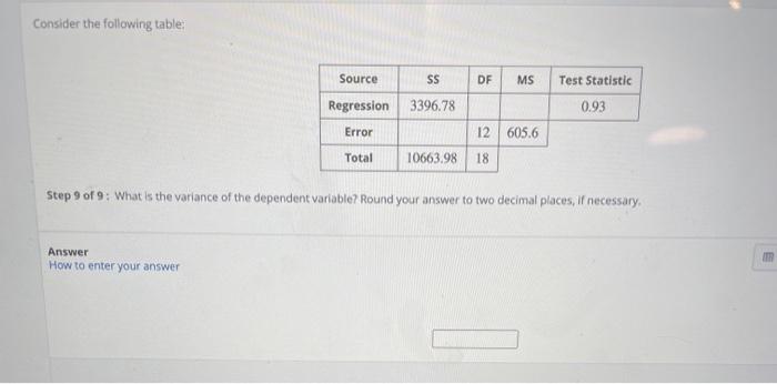 Solved Consider the following table Source SS DF MS Test | Chegg.com Solved Consider the following table Source SS DF MS Test | Chegg.com