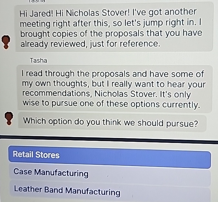 Solved Hi Jared! Hi Nicholas Stover! I've got another | Chegg.com