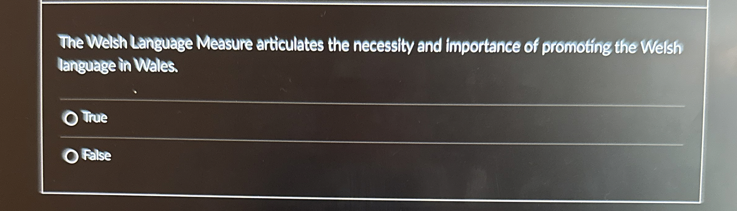 Solved The Welsh Language Measure articulates the necessity | Chegg.com
