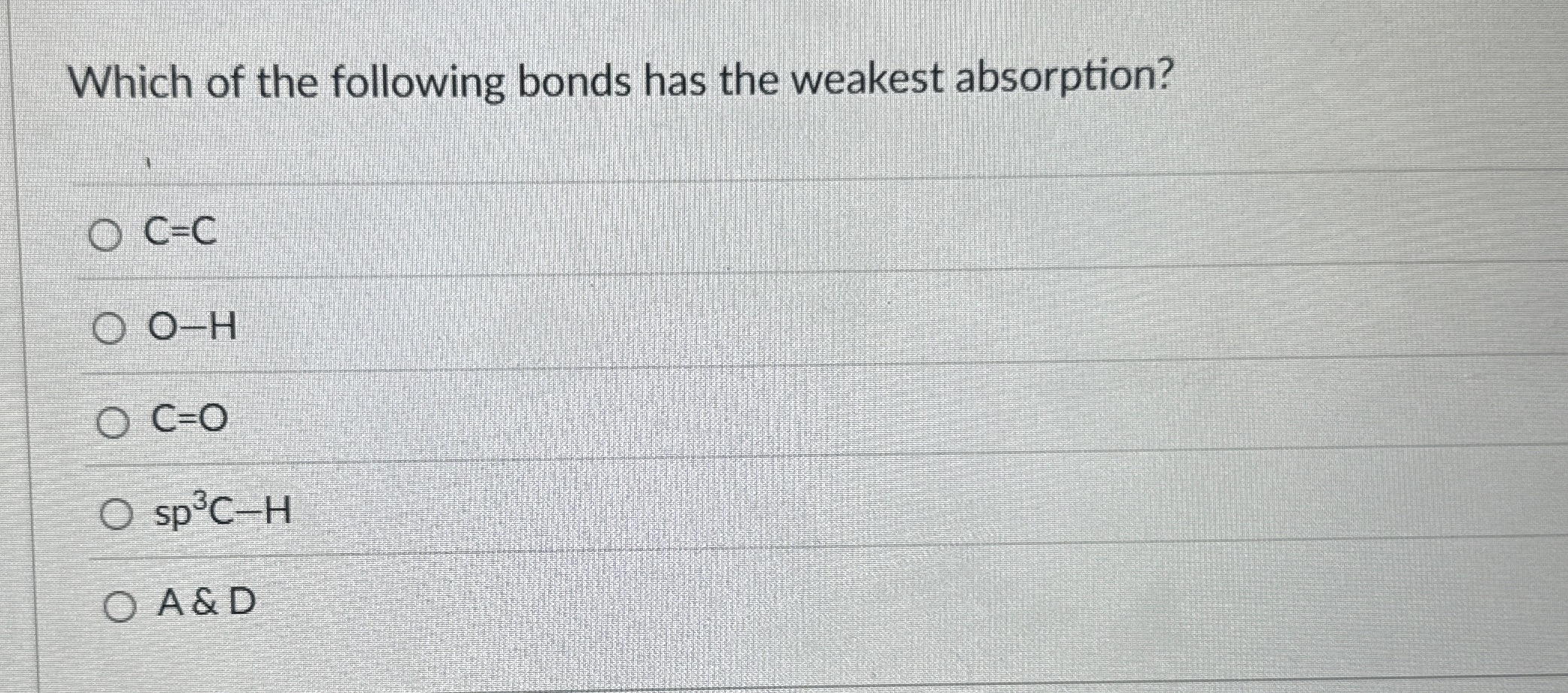 Solved Which of the following bonds has the weakest | Chegg.com