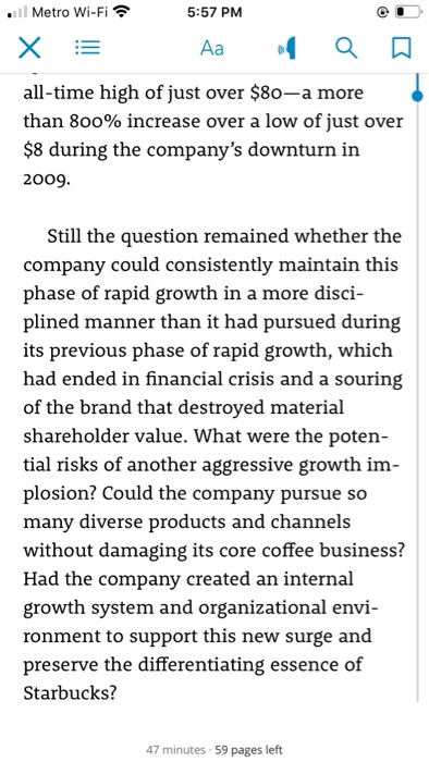 Solved Il Metro Wi-Fi 6:34 PM 0 1 15% XE Aa a a than 500% | Chegg.com