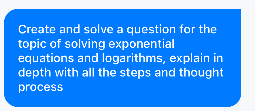 Solved Create and solve a question for the topic of solving | Chegg.com
