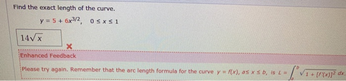 Solved Find the exact length of the curve. y = ln(1 – x2), | Chegg.com