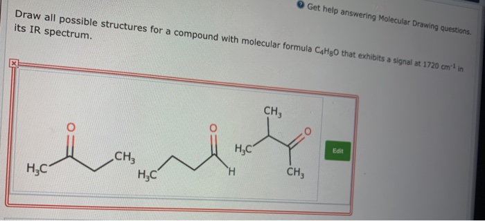 Solved Get help answering Molecular Drawing questions. Draw | Chegg.com