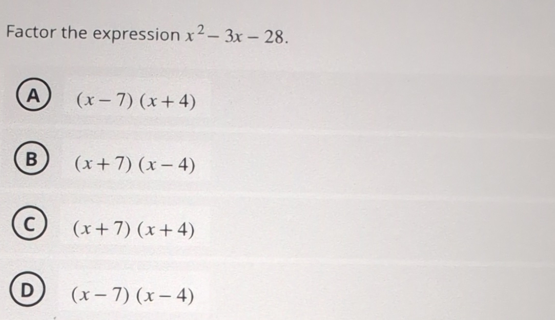 Solved Factor the expression | Chegg.com