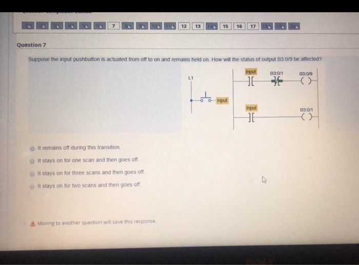 Solved Question 7 Suppose The Input Pushbutton Is Actuated 