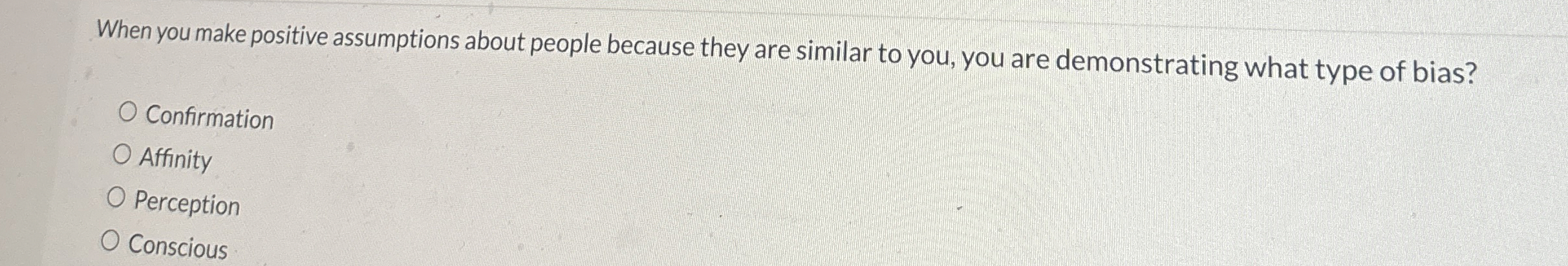 Solved When you make positive assumptions about people | Chegg.com
