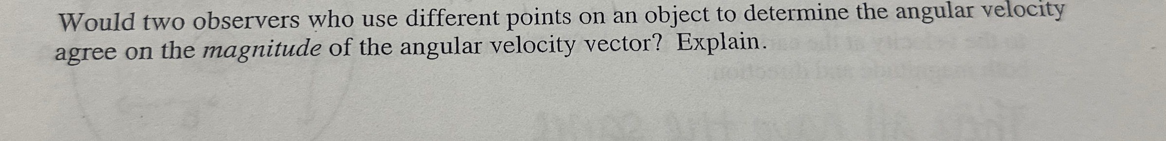 Solved Would two observers who use different points on an | Chegg.com