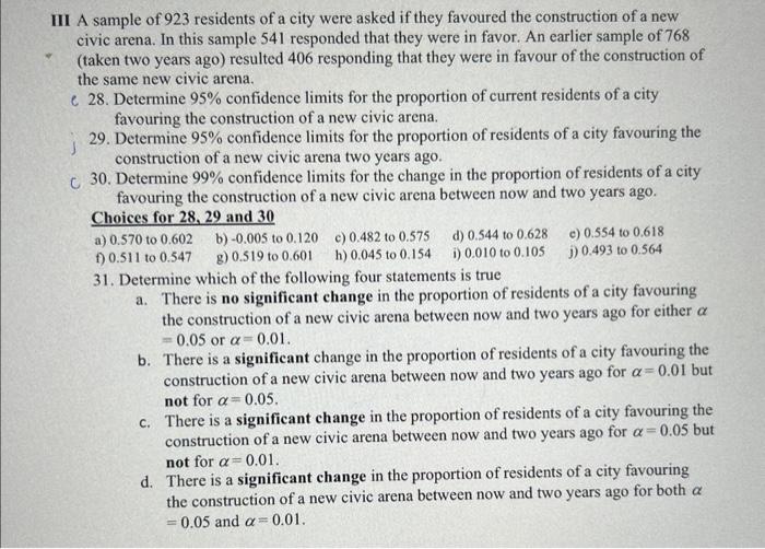 Solved favouring the construction of a new civic arena | Chegg.com