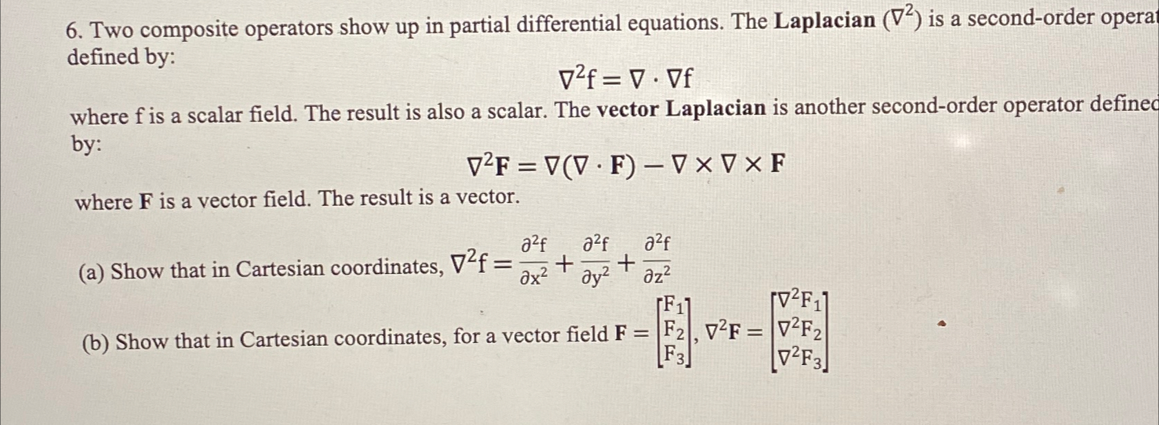Two composite operators show up in partial | Chegg.com