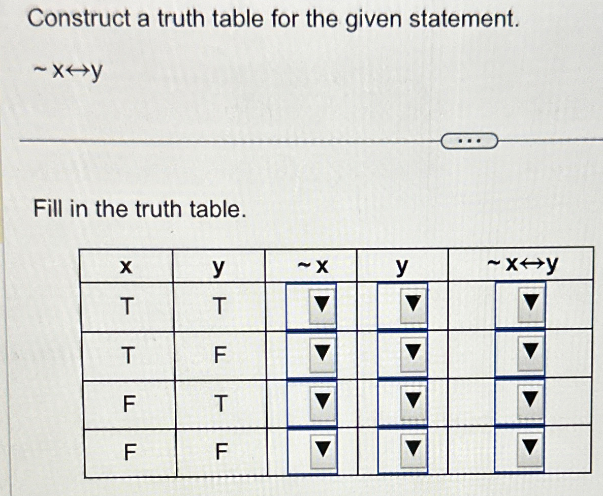 Solved Construct a truth table for the given | Chegg.com