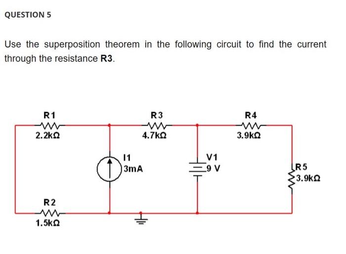 Solved For the circuit shown in Figure below, use Thevenin's | Chegg.com