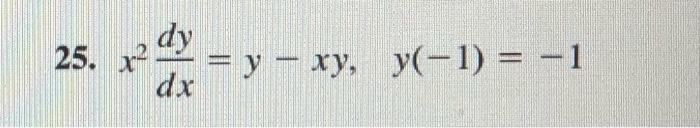 Solved In Problems 1-22 solve the given differential | Chegg.com