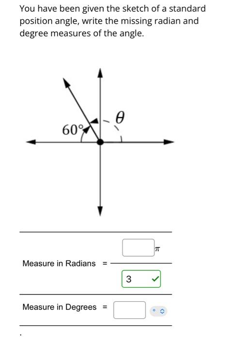 Solved You have been given the sketch of a standard position | Chegg.com