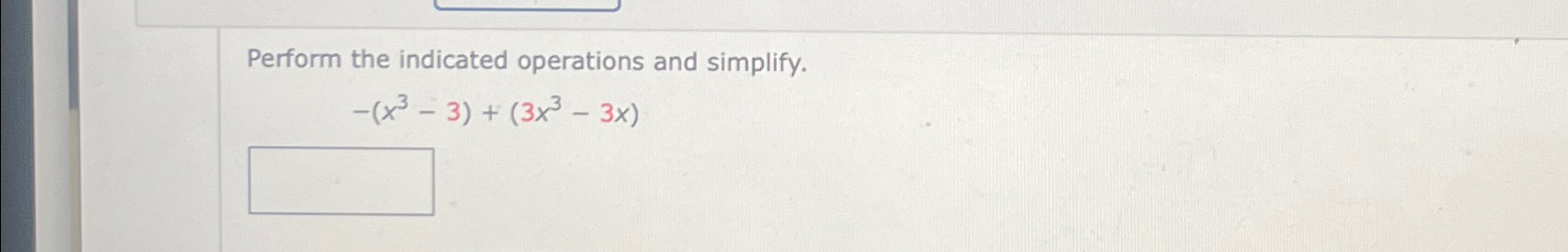 Solved Perform the indicated operations and | Chegg.com