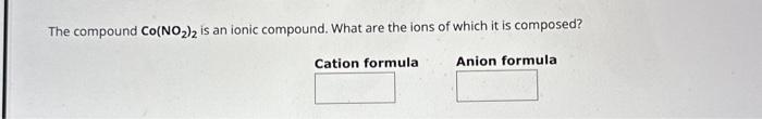 Solved The compound CaI2 is an ionic compound. What are the | Chegg.com