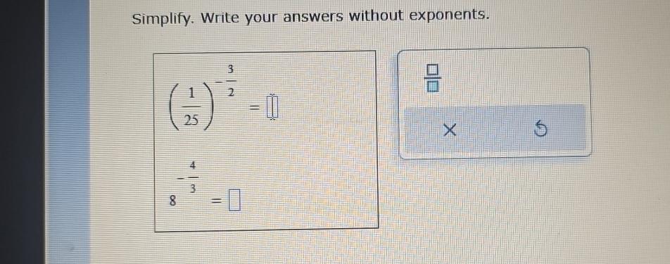 Solved Simplify. Write your answers without | Chegg.com