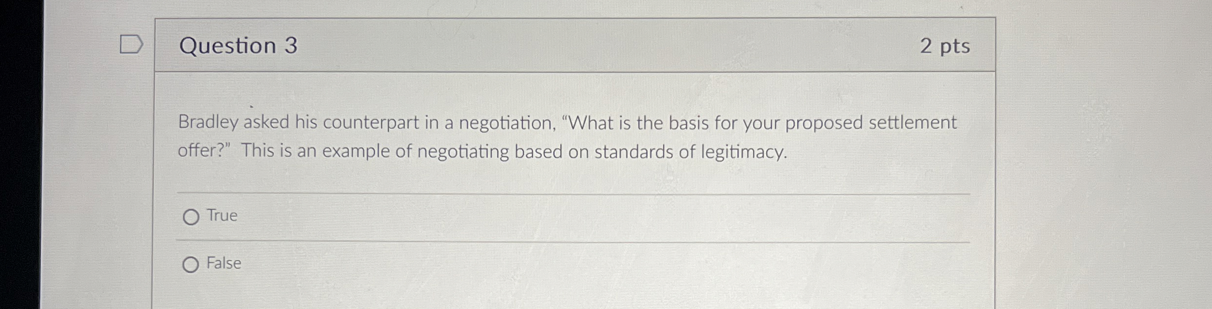 Solved Question 32 ﻿ptsBradley asked his counterpart in a | Chegg.com