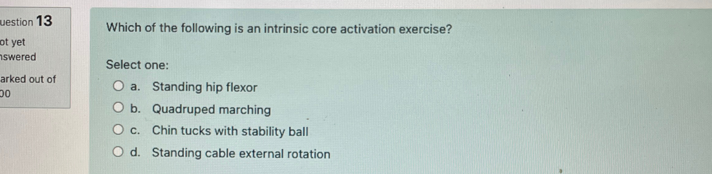 Solved Which of the following is an intrinsic core | Chegg.com