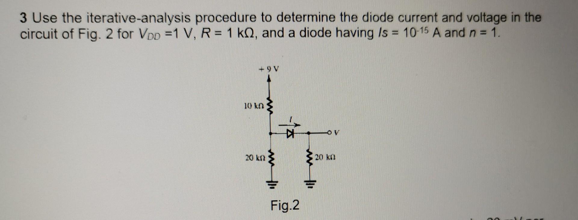 Solved 3 Use The Iterative Analysis Procedure To Determine