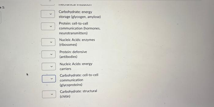 Solved Categorize the functions of macronutrients as either | Chegg.com
