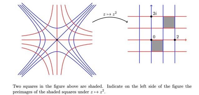 Two squares in the figure above are shaded. Indicate | Chegg.com