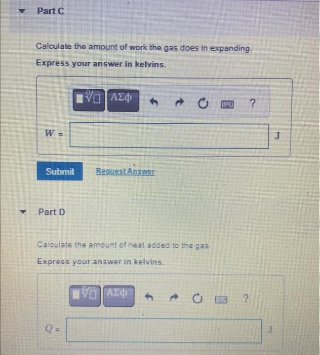 Solved Three moles of an ideal monatomic gas expands at a | Chegg.com