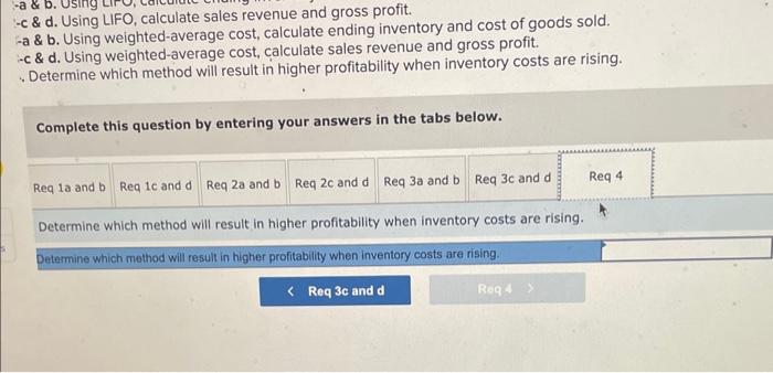 Solved Exercise 6-4 (Algo) Calculate inventory amounts when | Chegg.com Solved Exercise 6-4 (Algo) Calculate inventory amounts when | Chegg.com
