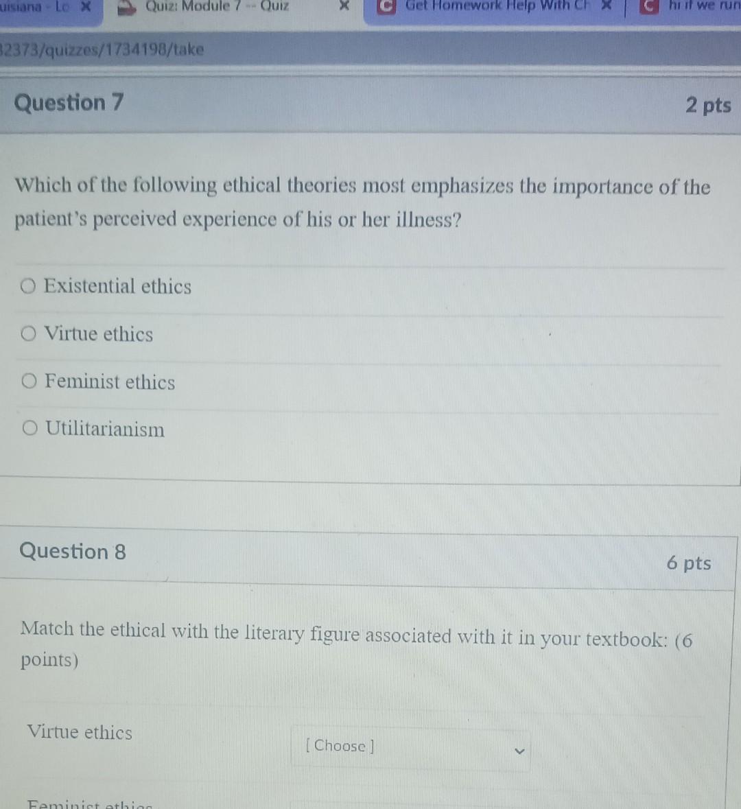 Solved Which of the following is FALSE of virtue theory? It | Chegg.com