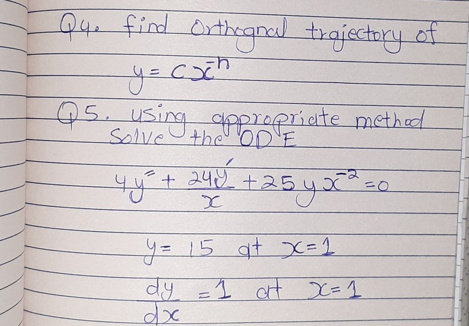 Solved Subject: Differential Equations Please kindly solve | Chegg.com